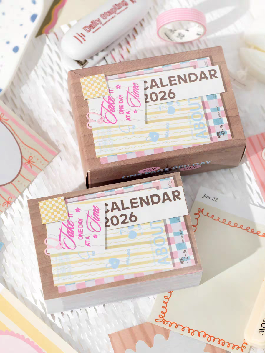 Pre - Order One Page a Day Desk Calendar 2026 – The Curated Store India