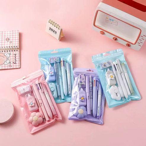 🌸 Pastel Petal Stationery Kit 🌸 – The Curated Store India